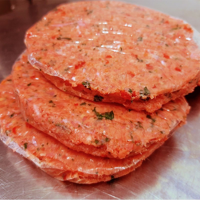 BURGER POLLO CON VERDURAS